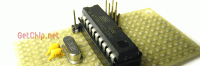 Простая отладочная плата для устройств AVR ATTiny2313 с кварцем. — GetChip.net
